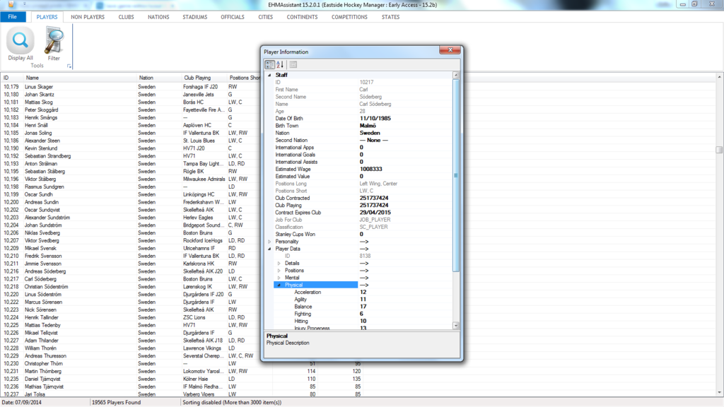 EHM Assistant: A saved game editor/scout for Eastside Hockey Manager 1 [v1.5 beta-6 now ...